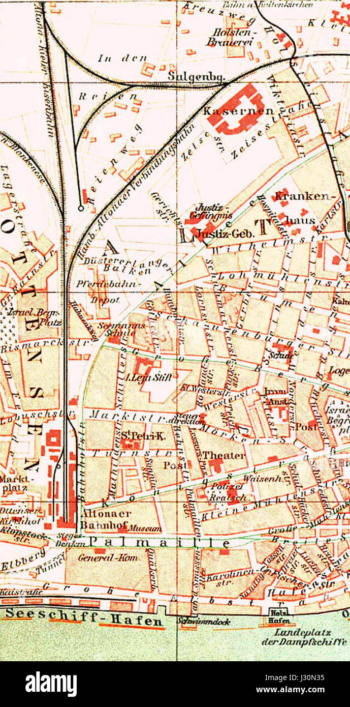 Bf altona karte hi-res stock photography and images - Alamy