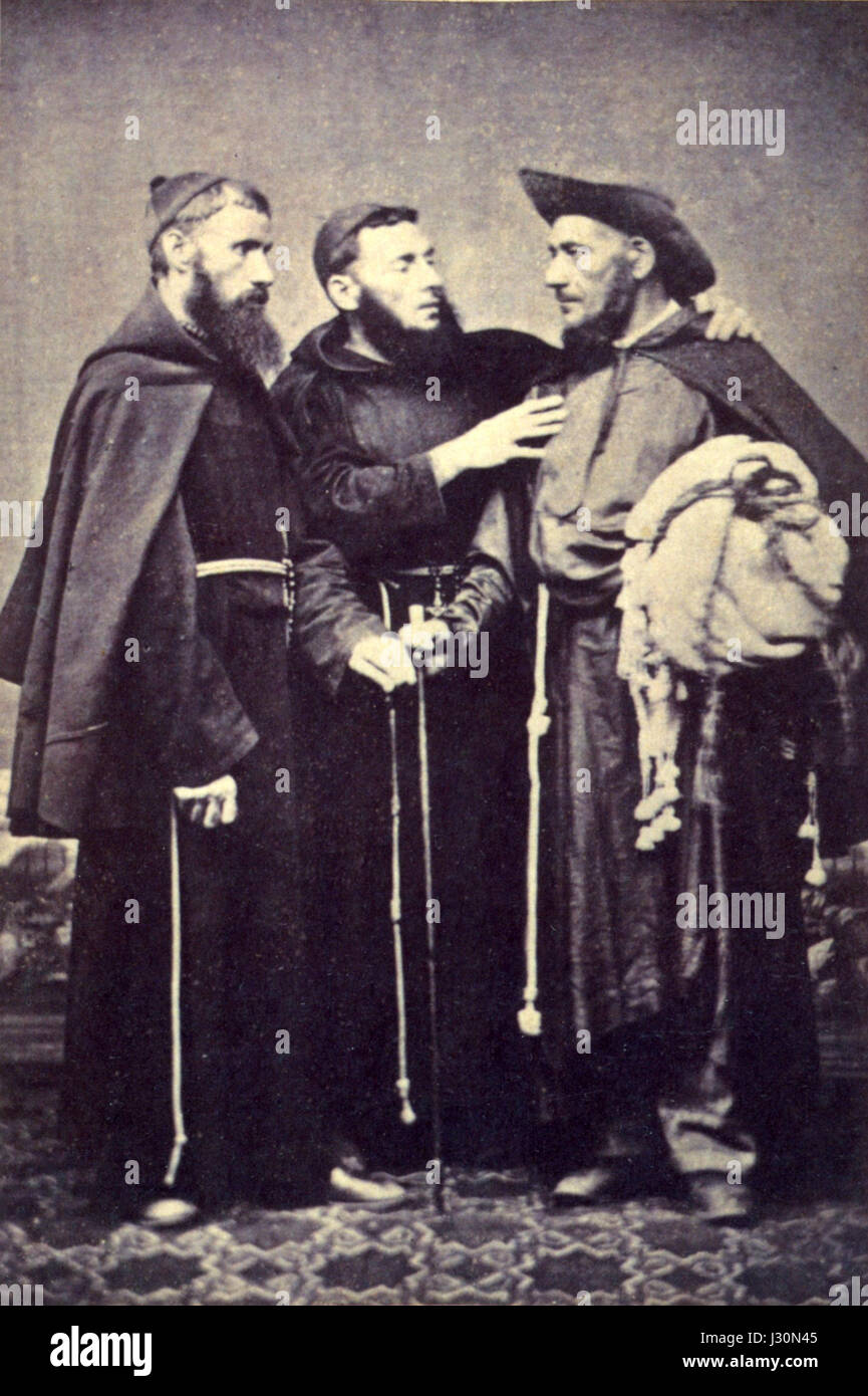 Brazilian friars 1875 Stock Photo - Alamy