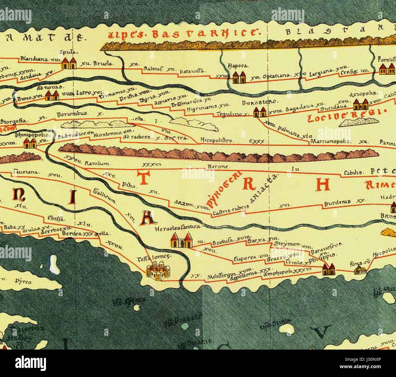 Peutinger map hi-res stock photography and images - Alamy