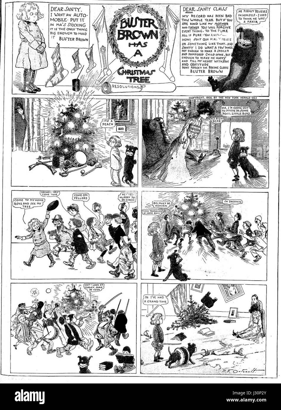 Buster brown Black and White Stock Photos & Images - Alamy