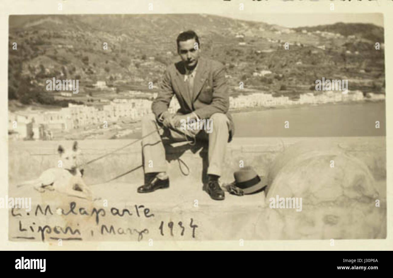 'Malaparte Lipari' from 1934, by the Italian writer and journalist ...