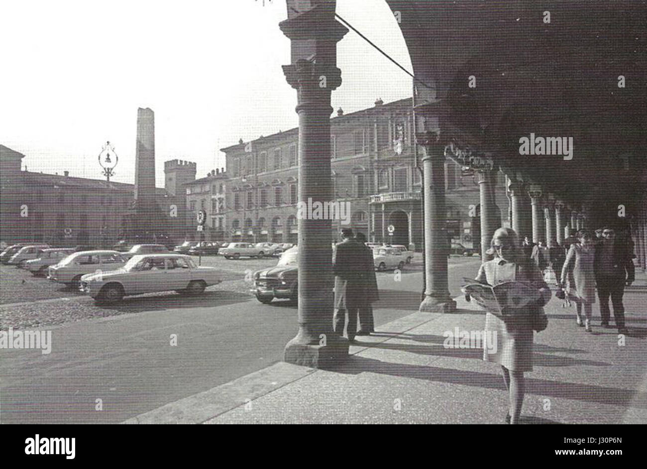 Piazza Matteotti in Imola is a prominent public square in the historic ...