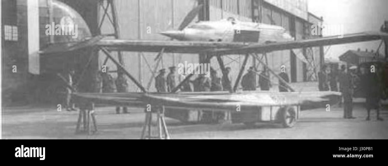 Savoia-Marchetti S.65 rear right quarter view Stock Photo - Alamy