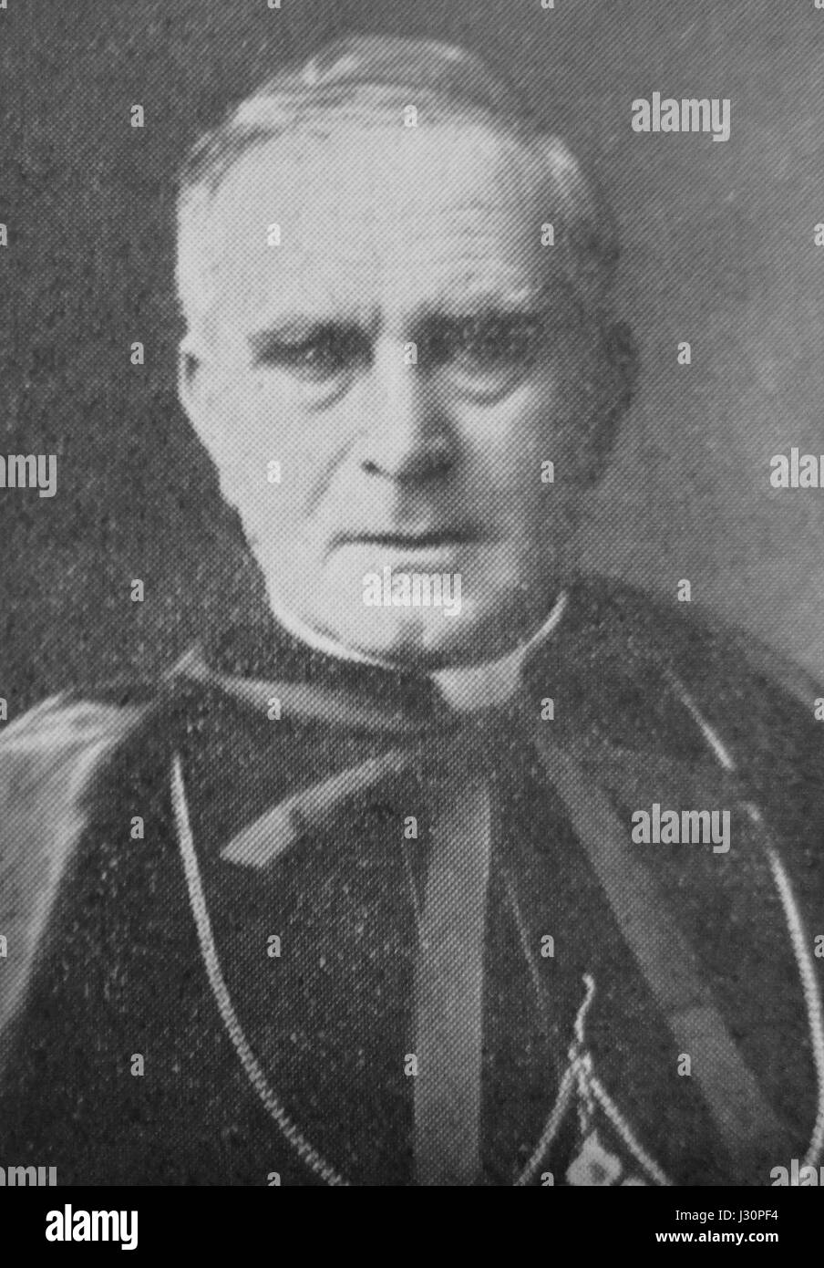 This image depicts Cardinal MacRory, an influential Irish Catholic ...