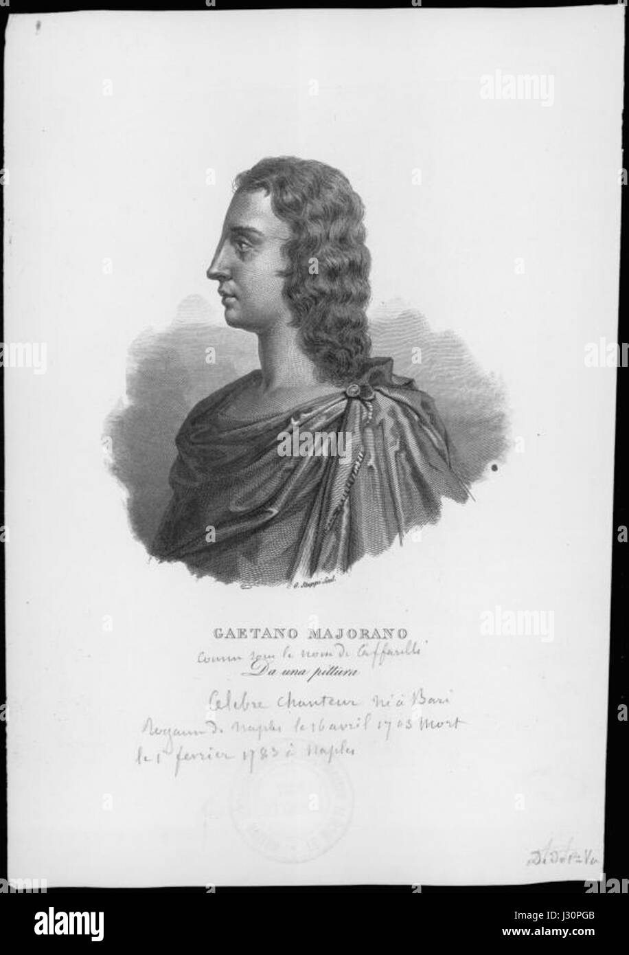 Castrati singer hi-res stock photography and images - Alamy