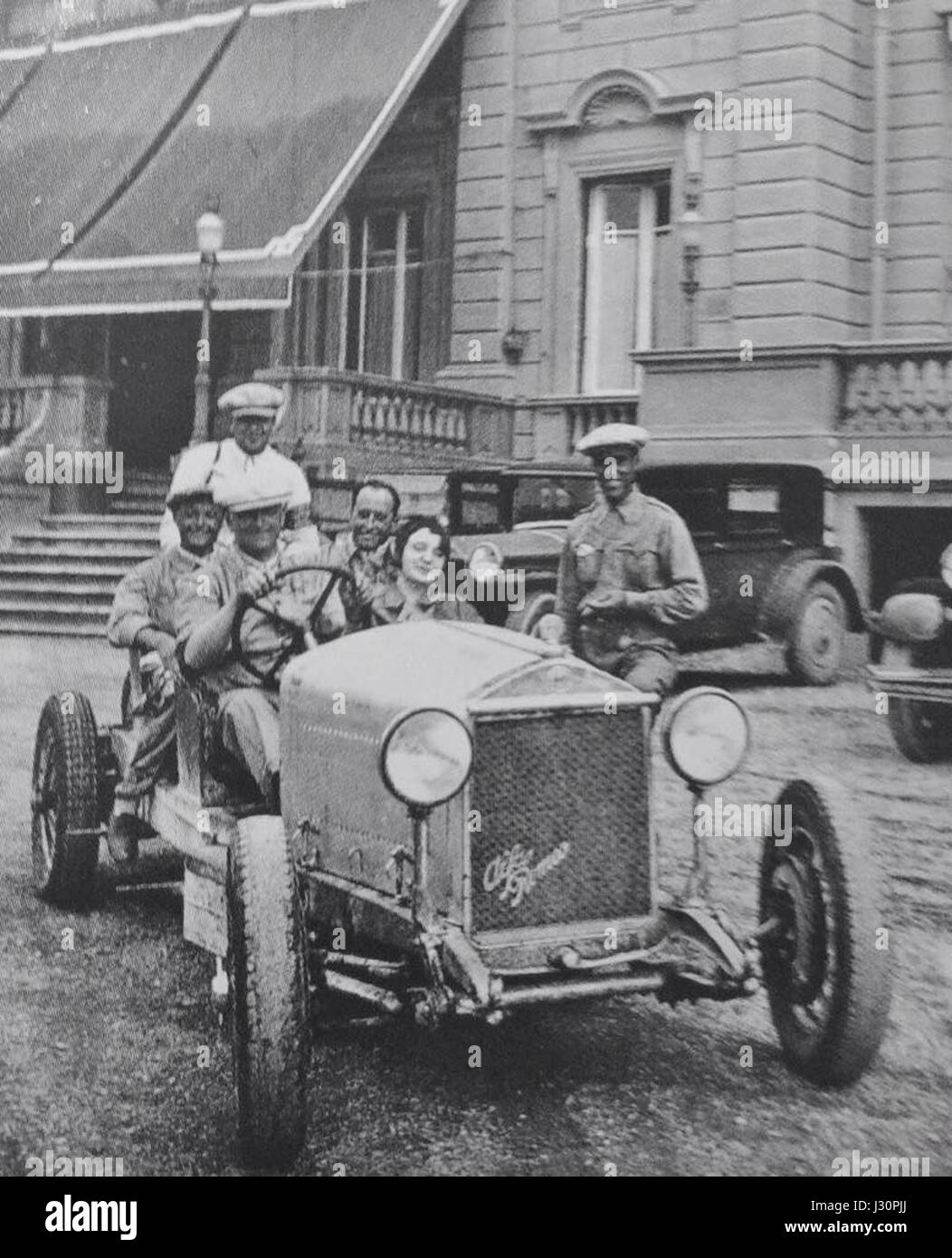 This title highlights Tazio Nuvolari, a legendary Italian racing driver ...