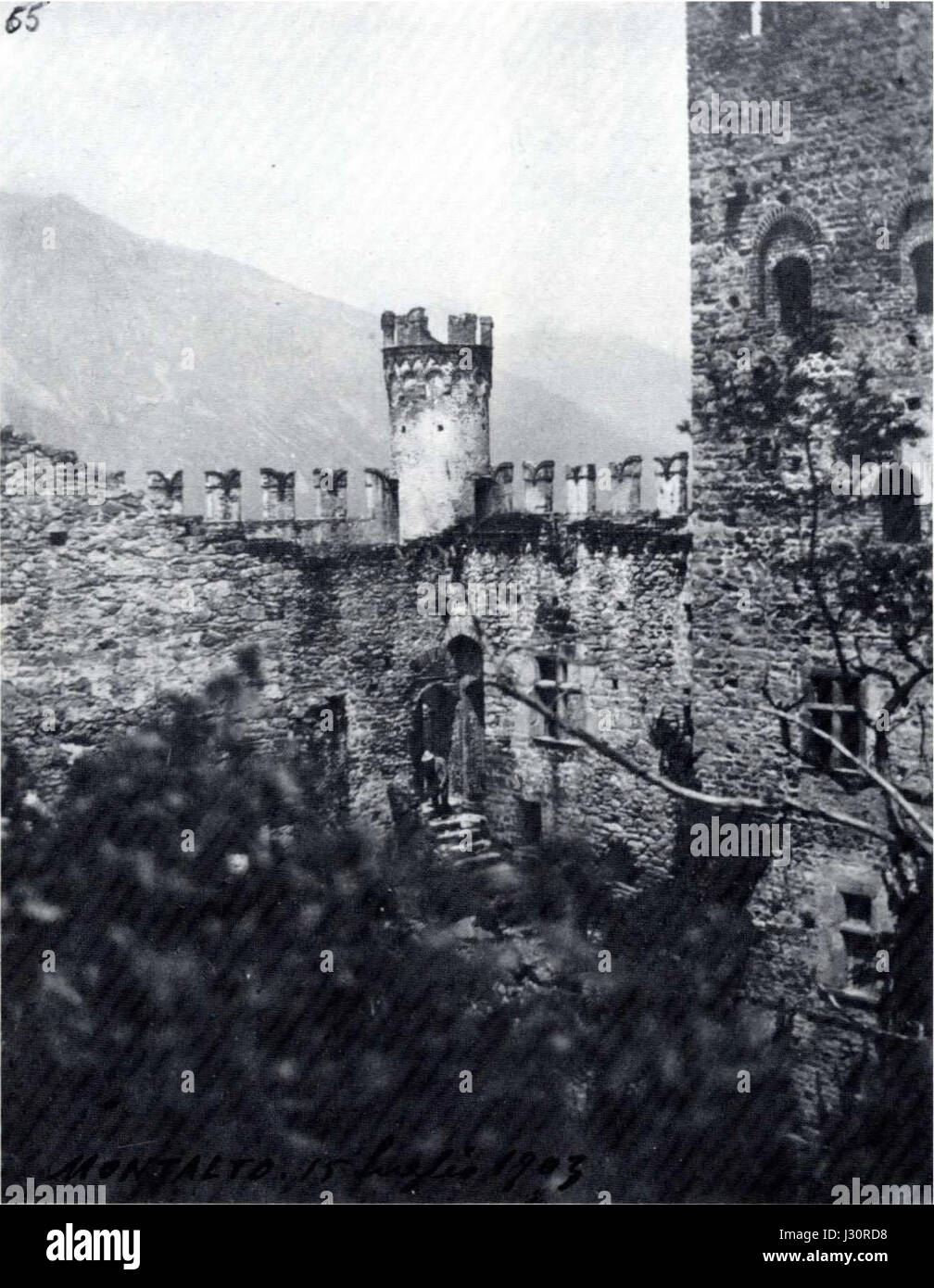 Castello di Montalto, depicted in figure 65, is an Italian castle ...