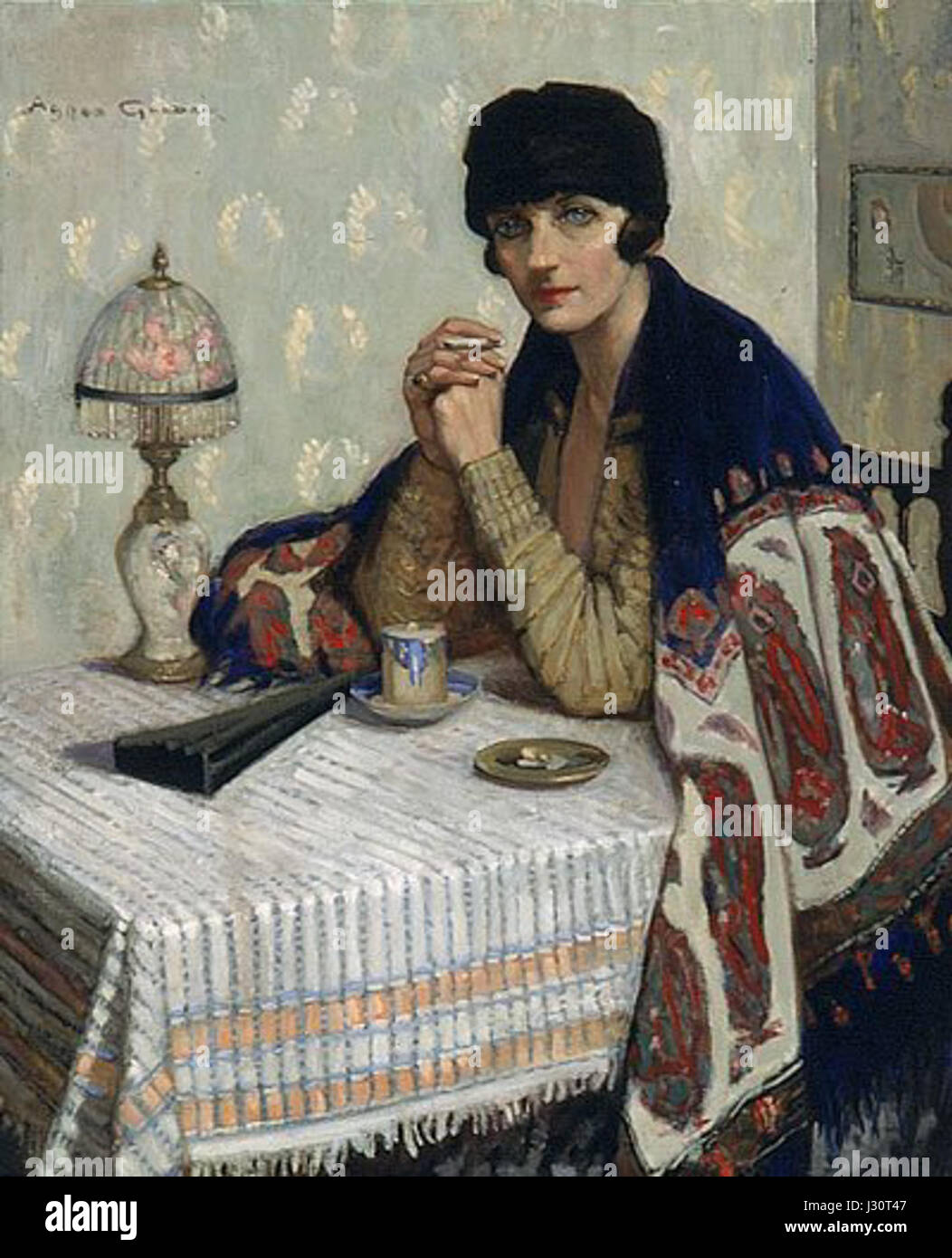 Agnes Goodsir was an artist known for her distinctive style, often ...