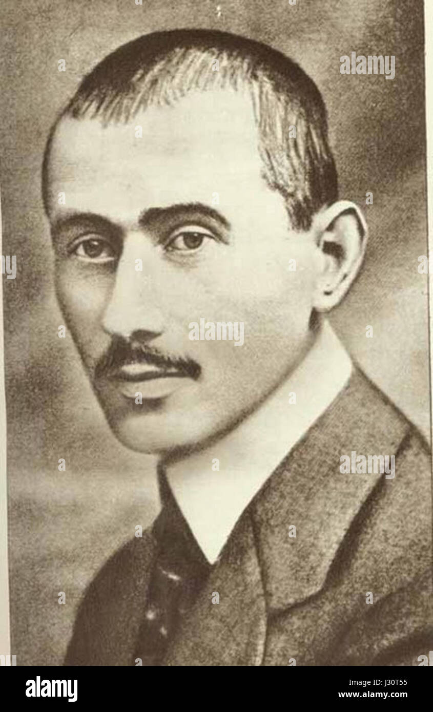 A photograph of Aurel Vlaicu, a Romanian engineer and aviation pioneer ...