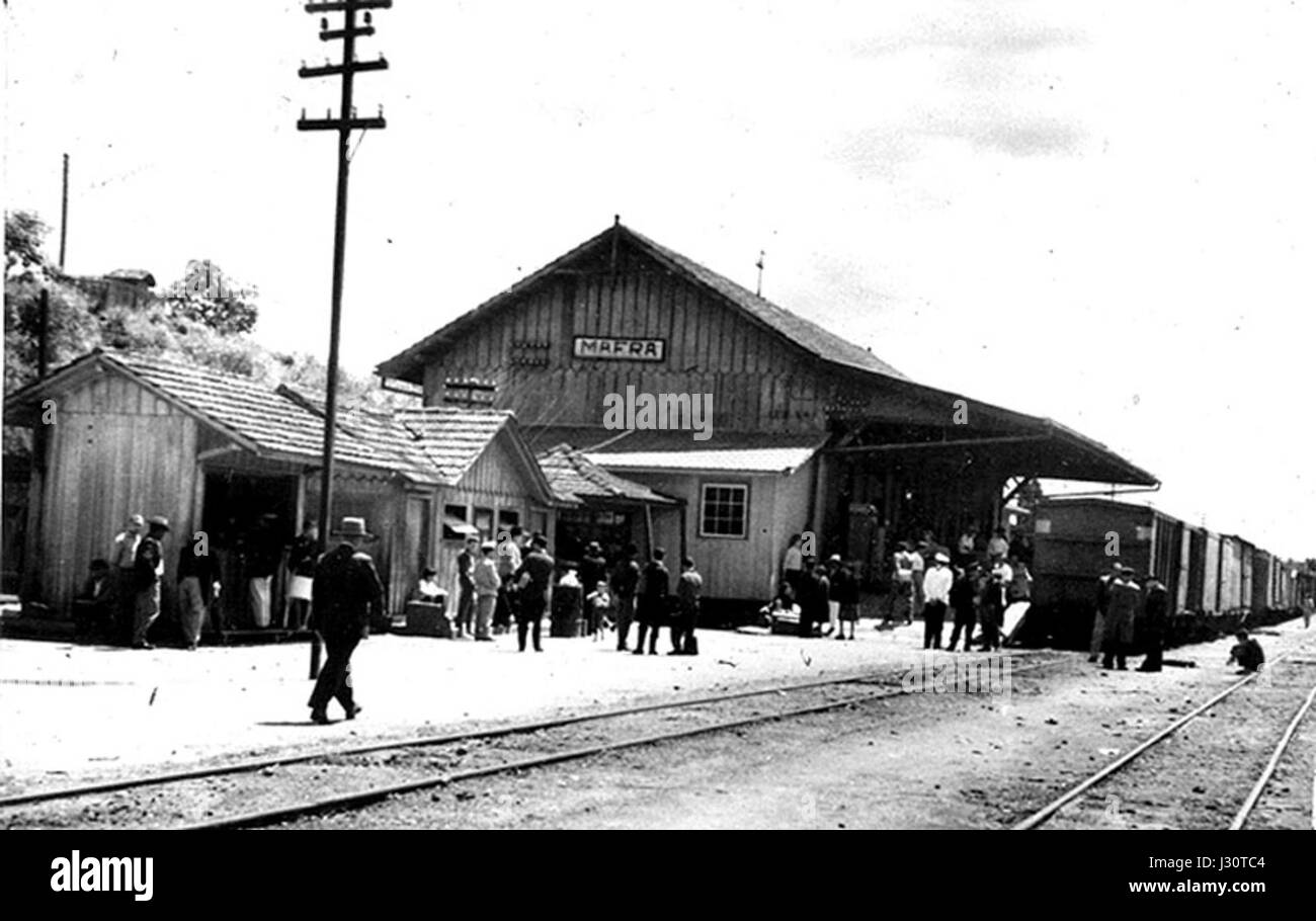 The 'Antiga EstaÃ§Ã£o FerroviÃ¡ria Mafra' is a historical railway ...