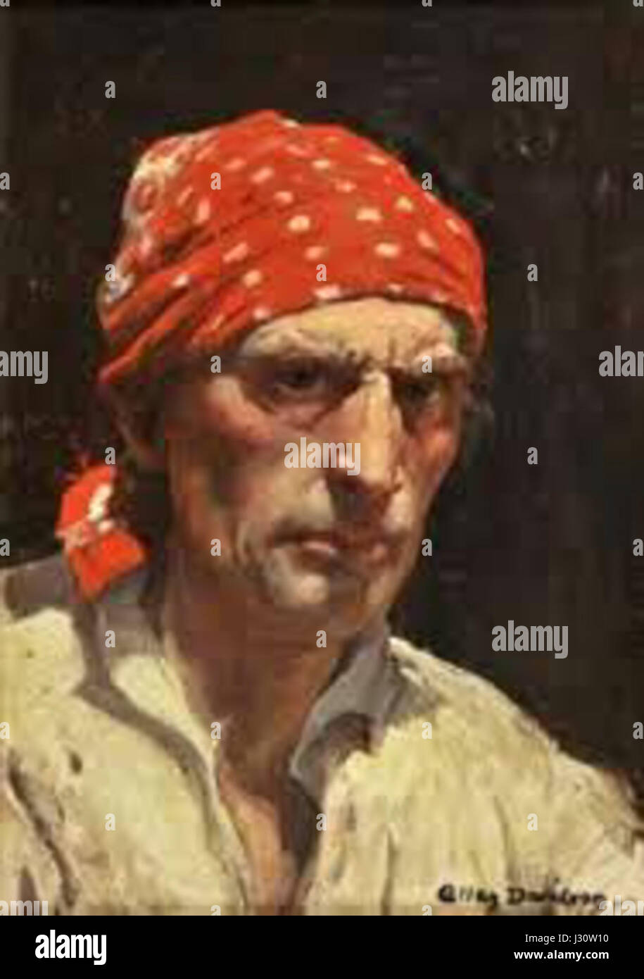 Allan Douglas Davidson Selfportrait Stock Photo - Alamy