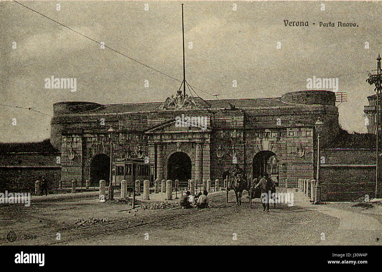 The Porta Nuova is a historic city gate in Verona, Italy, known for its ...