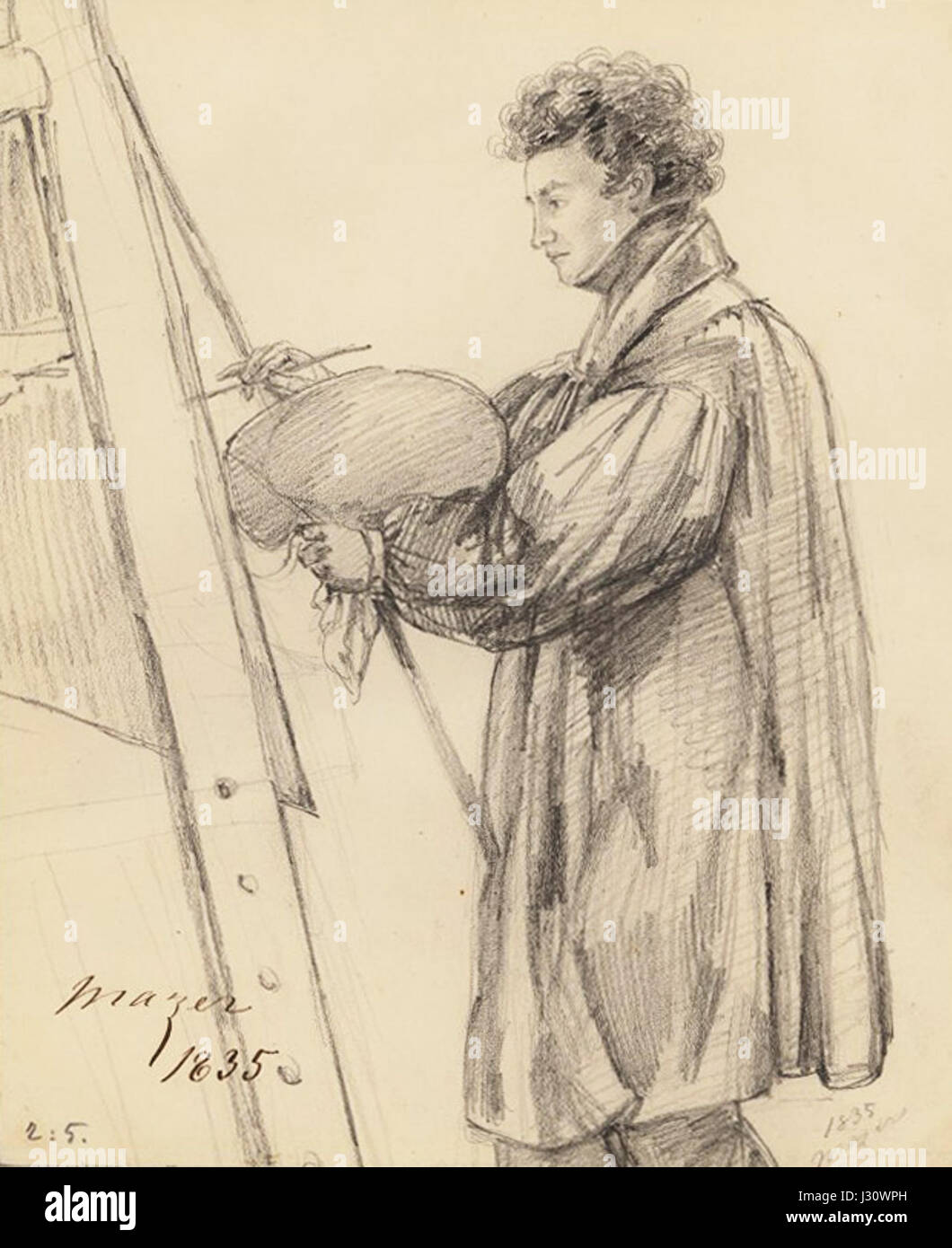 Carl Peter Mazer was a German-born artist known for his work in the ...