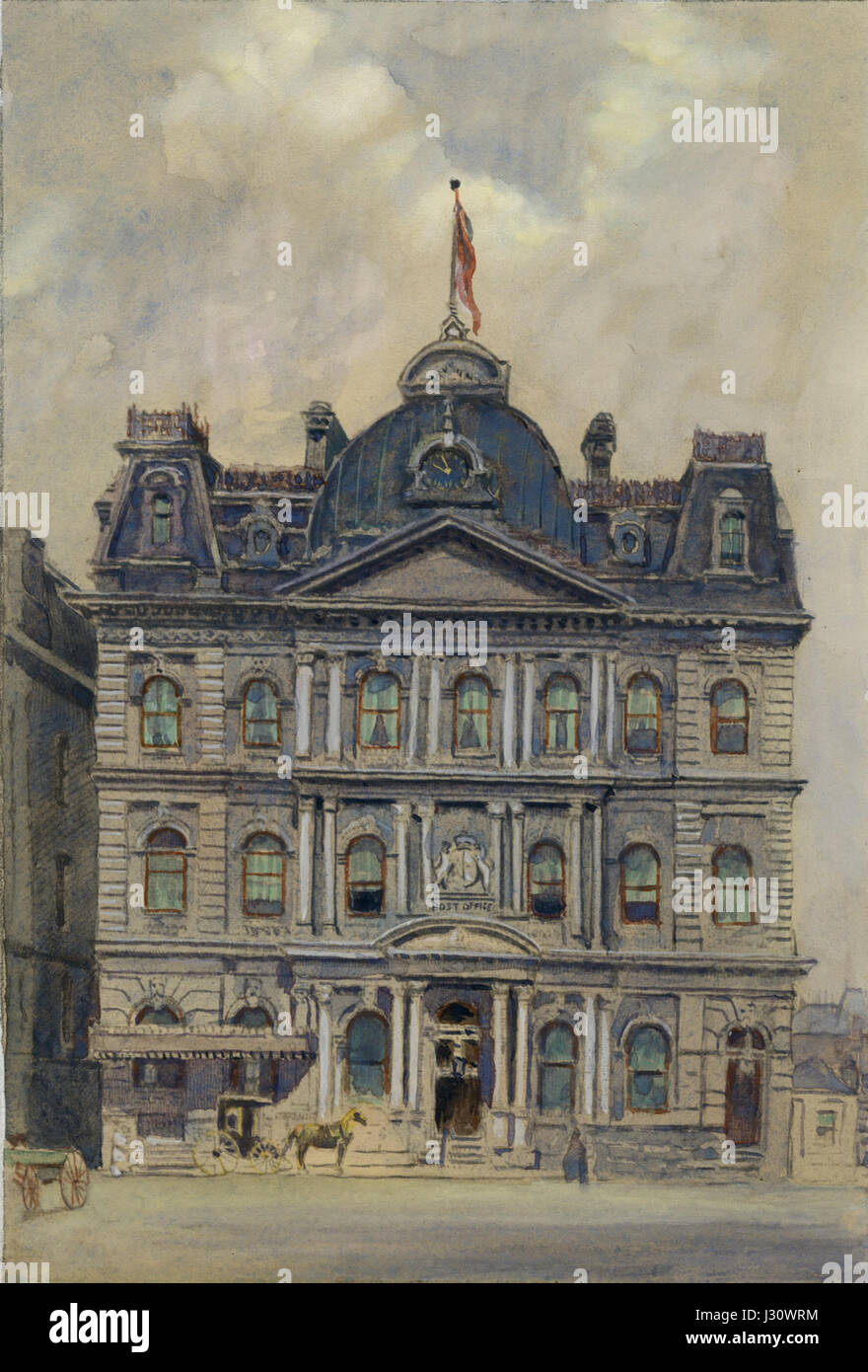 Adelaide Street post office Stock Photo - Alamy