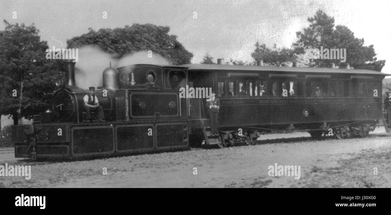 The BWH&AR train on Bideford quay in 1905 captures a historic moment in ...