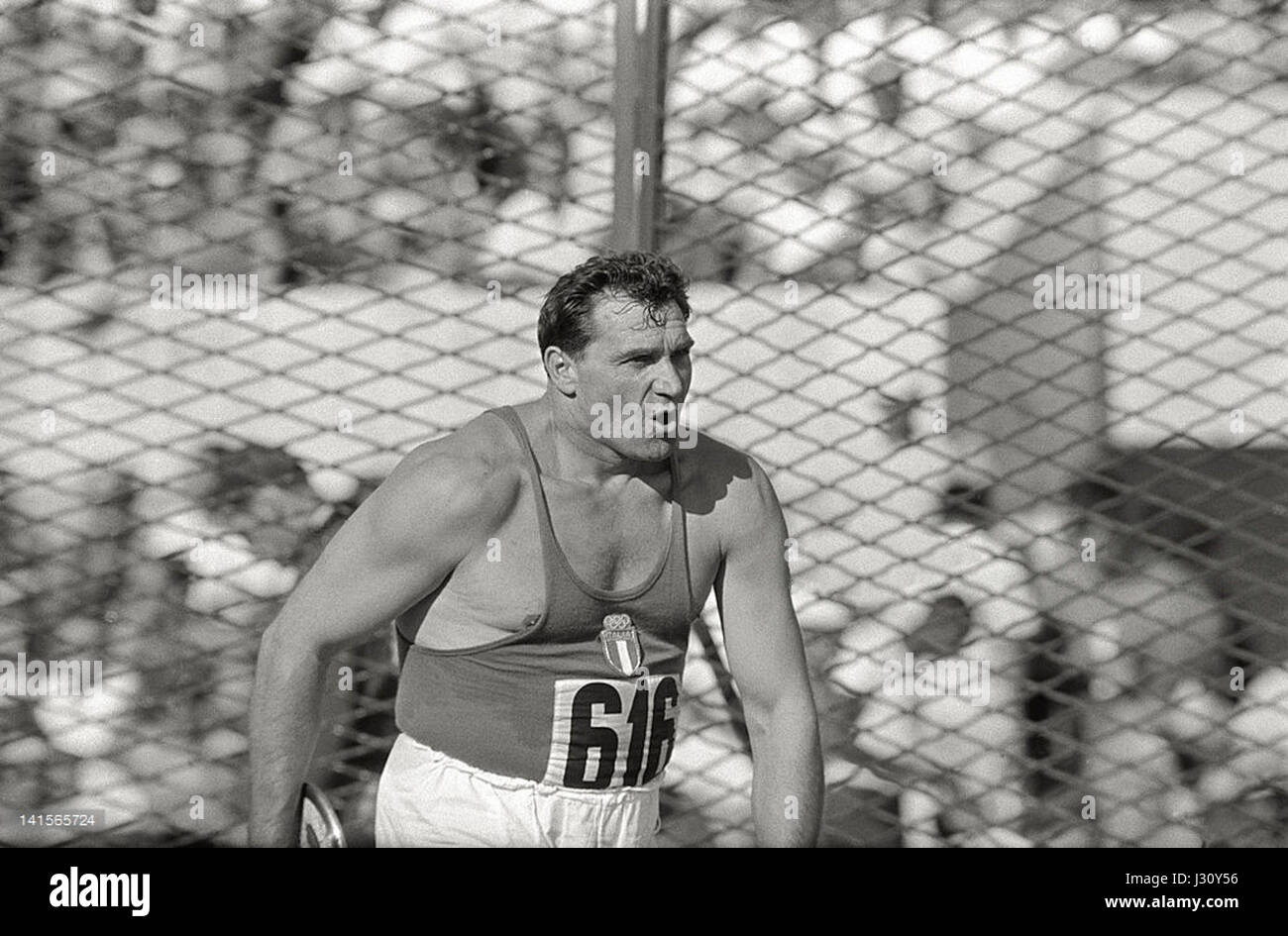 A sculpture titled 'Adolfo Consolini 1960b', created by Italian artist ...