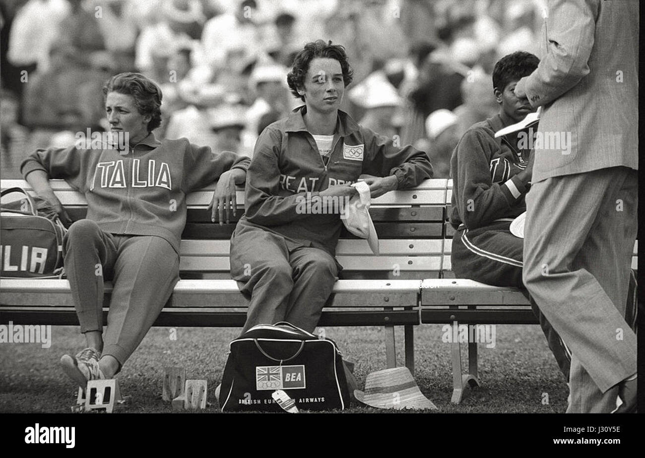 Dorothy hyman olympics hi-res stock photography and images - Alamy