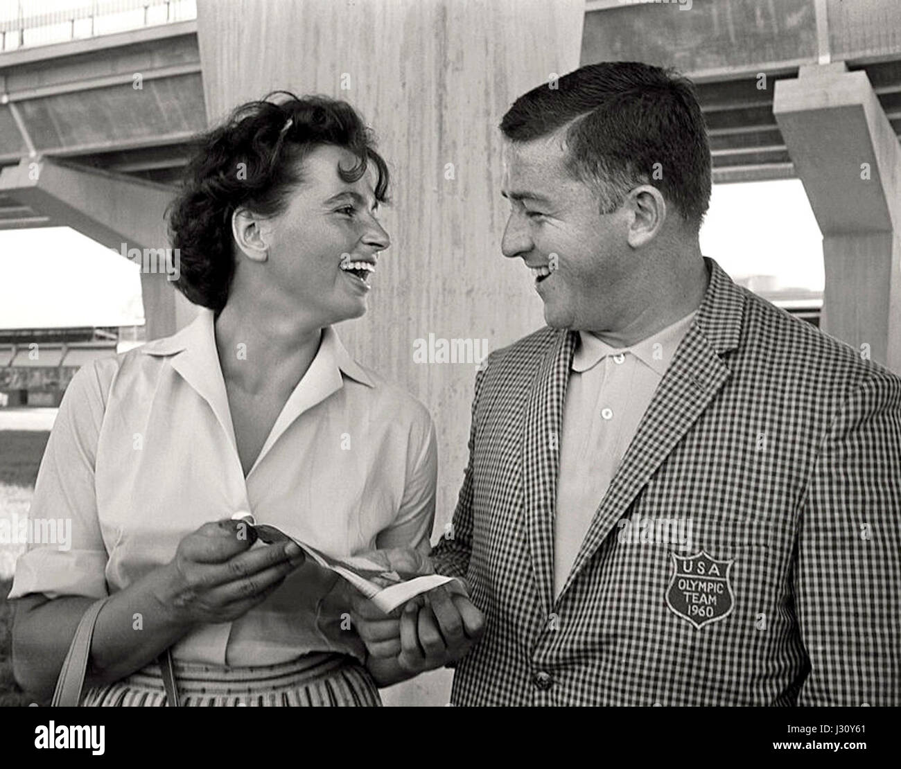 Olga Fikotova and Hal Connolly 1960 Stock Photo - Alamy