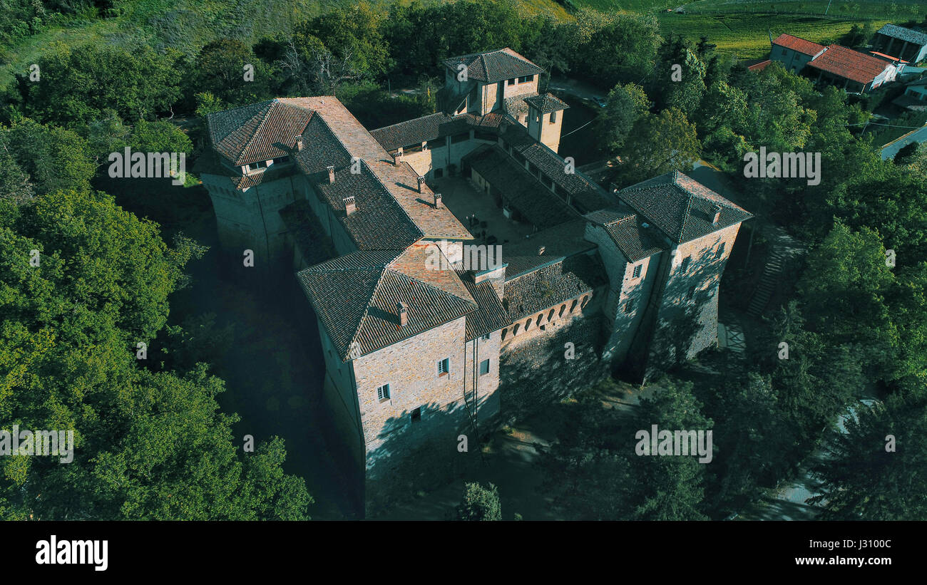 Felino castle, Parma, Emilia Romagna, Italy Stock Photo - Alamy