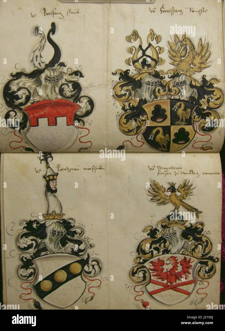 The title refers to an image or record of the 'Allerlay Wapen,' likely ...
