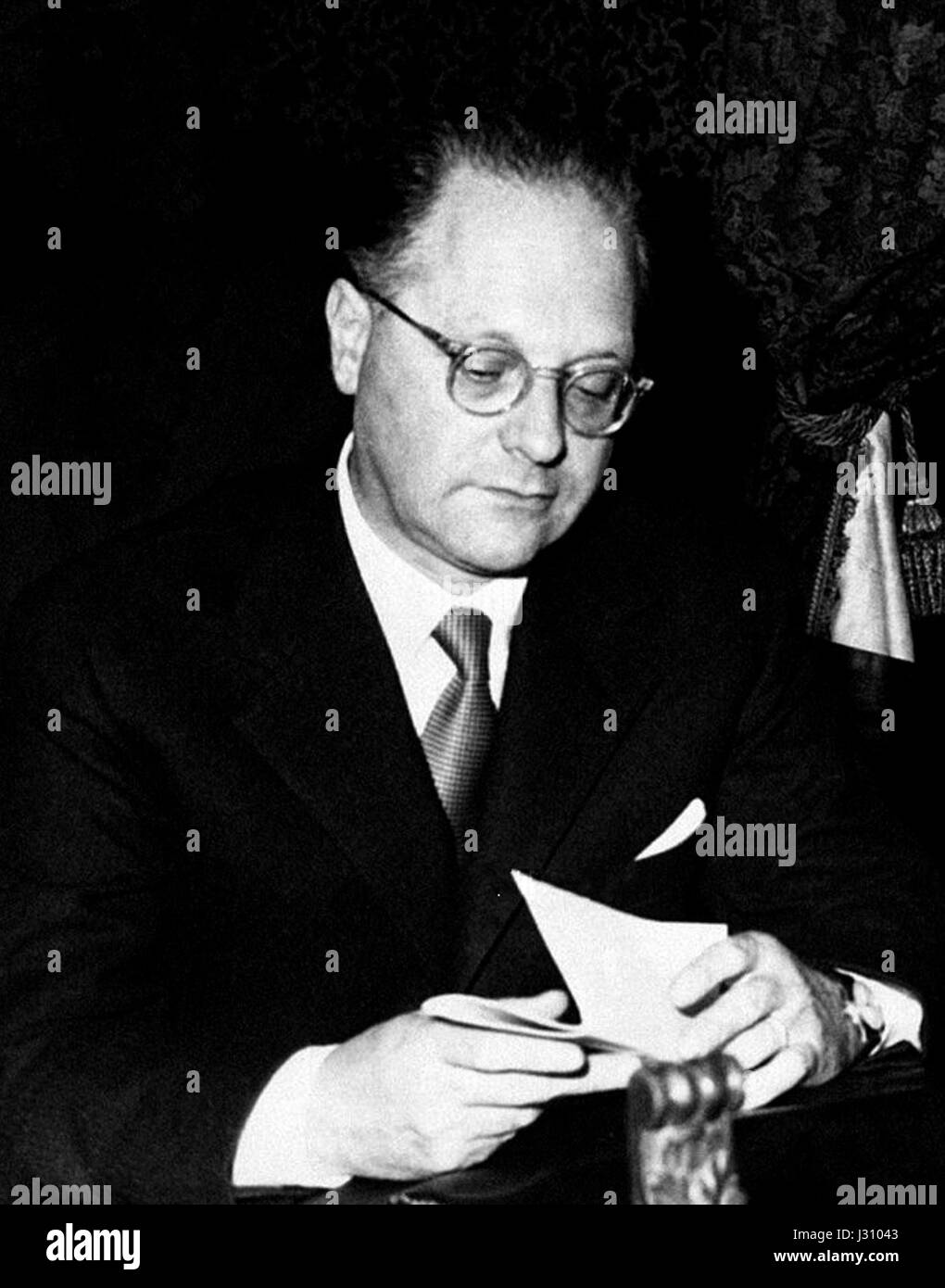 This photograph from 1960 shows Edoardo Amaldi, an Italian physicist ...