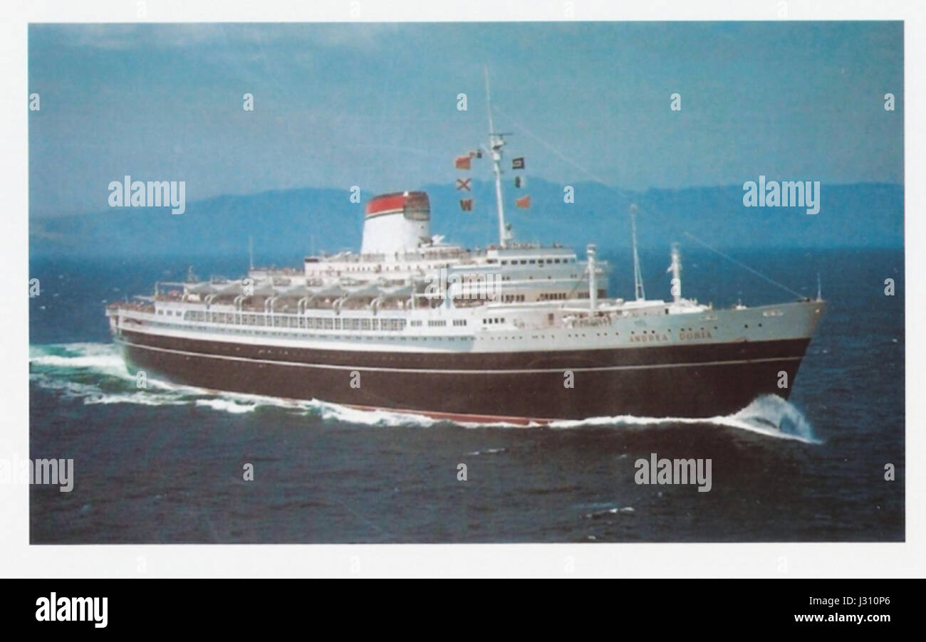 The TN Andrea Doria refers to the Italian luxury liner, known for its ...