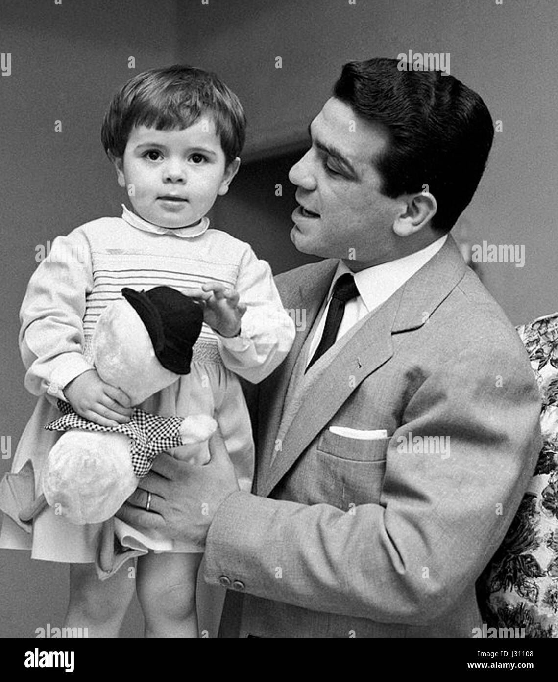 Duilio Loi with daughter 1960s Stock Photo - Alamy