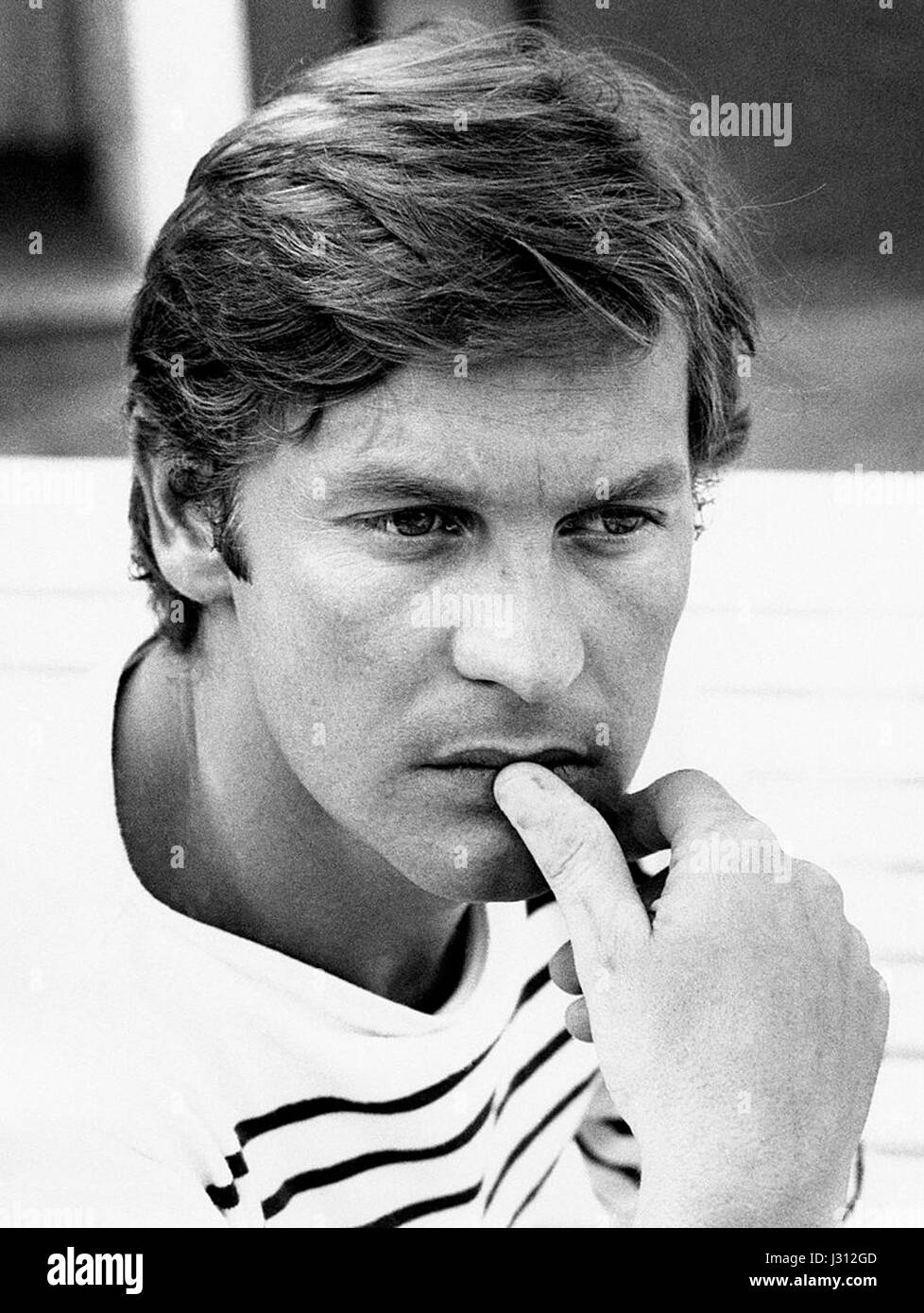 This image features Helmut Berger, a renowned actor from the 1970s ...