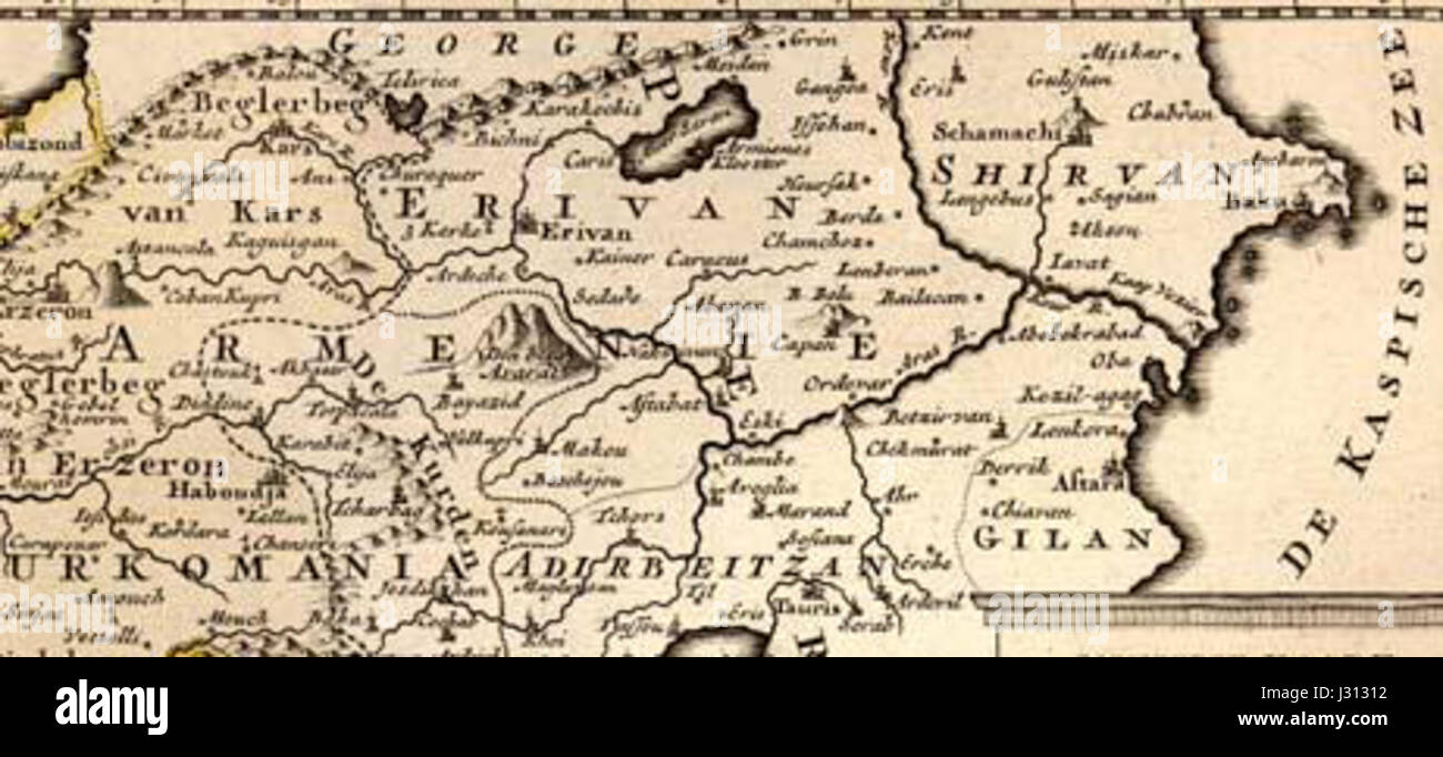 Historical azerbaijan map hi-res stock photography and images - Alamy