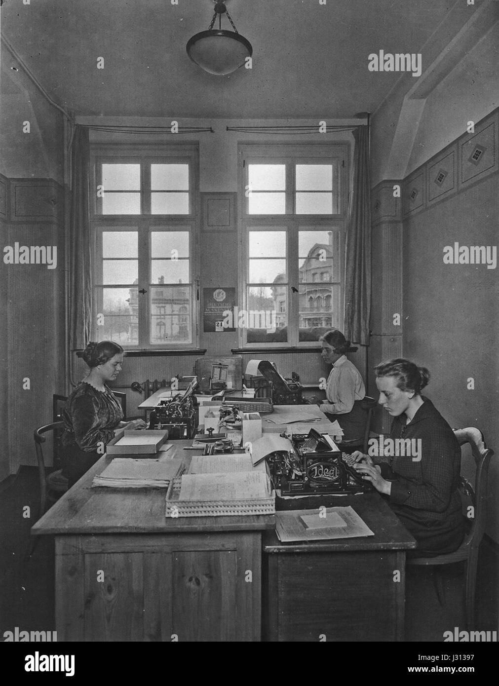 An office located in Leipzig, Germany, around 1930, related to AHW ...