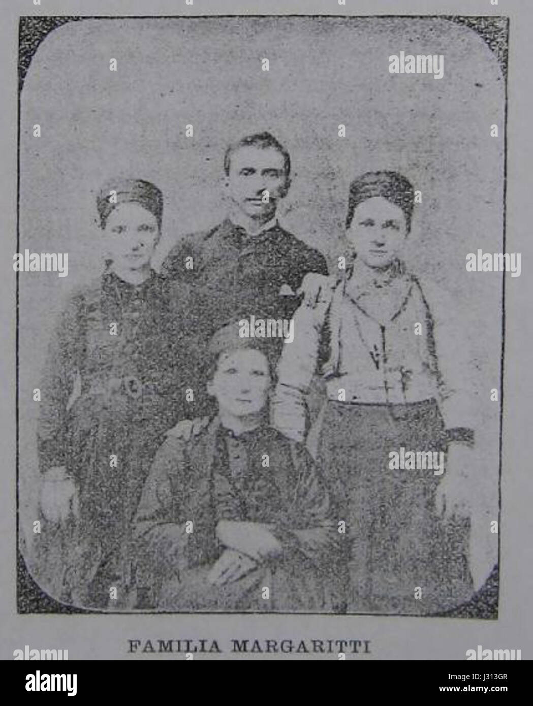 Apostol Margarit Family Almanach Macedo-Roman 1902 Stock Photo - Alamy