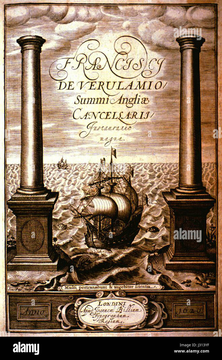 The frontispiece of Francis Baconâ€™s 'Great Instauration' serves as an ...
