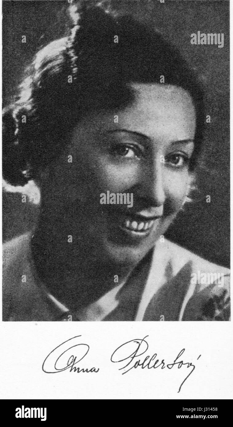 This portrait depicts Anna Pollertova, a Czech artist and activist, who ...