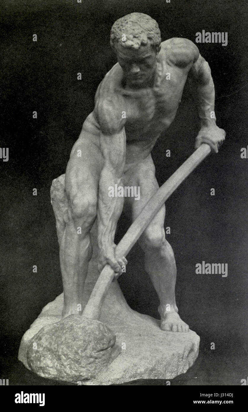 Alfred Boucher - Le Terrassier Stock Photo - Alamy