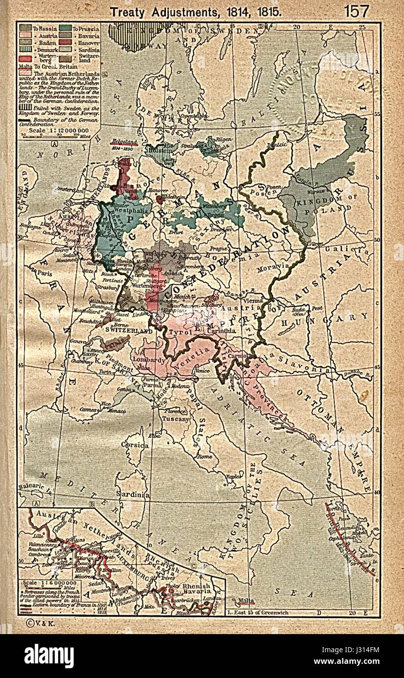 The period from 1814 to 1595 in Central Europe saw significant ...
