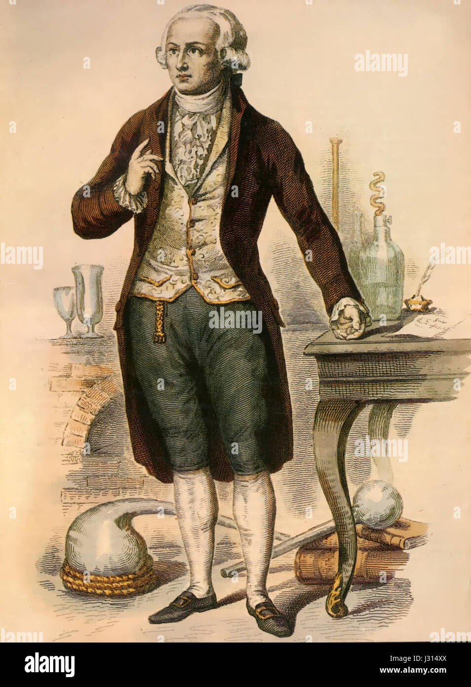 This portrait of Antoine-Laurent Lavoisier, the French chemist credited ...