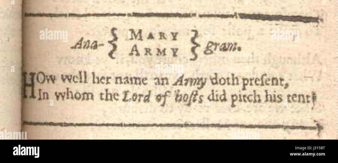 Anagram hi-res stock photography and images - Alamy