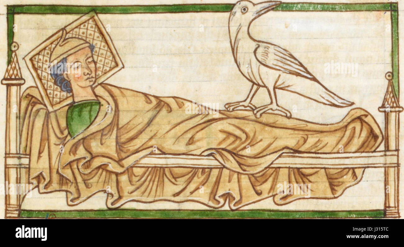 The Caladrius is a legendary bird in medieval bestiaries, believed to ...