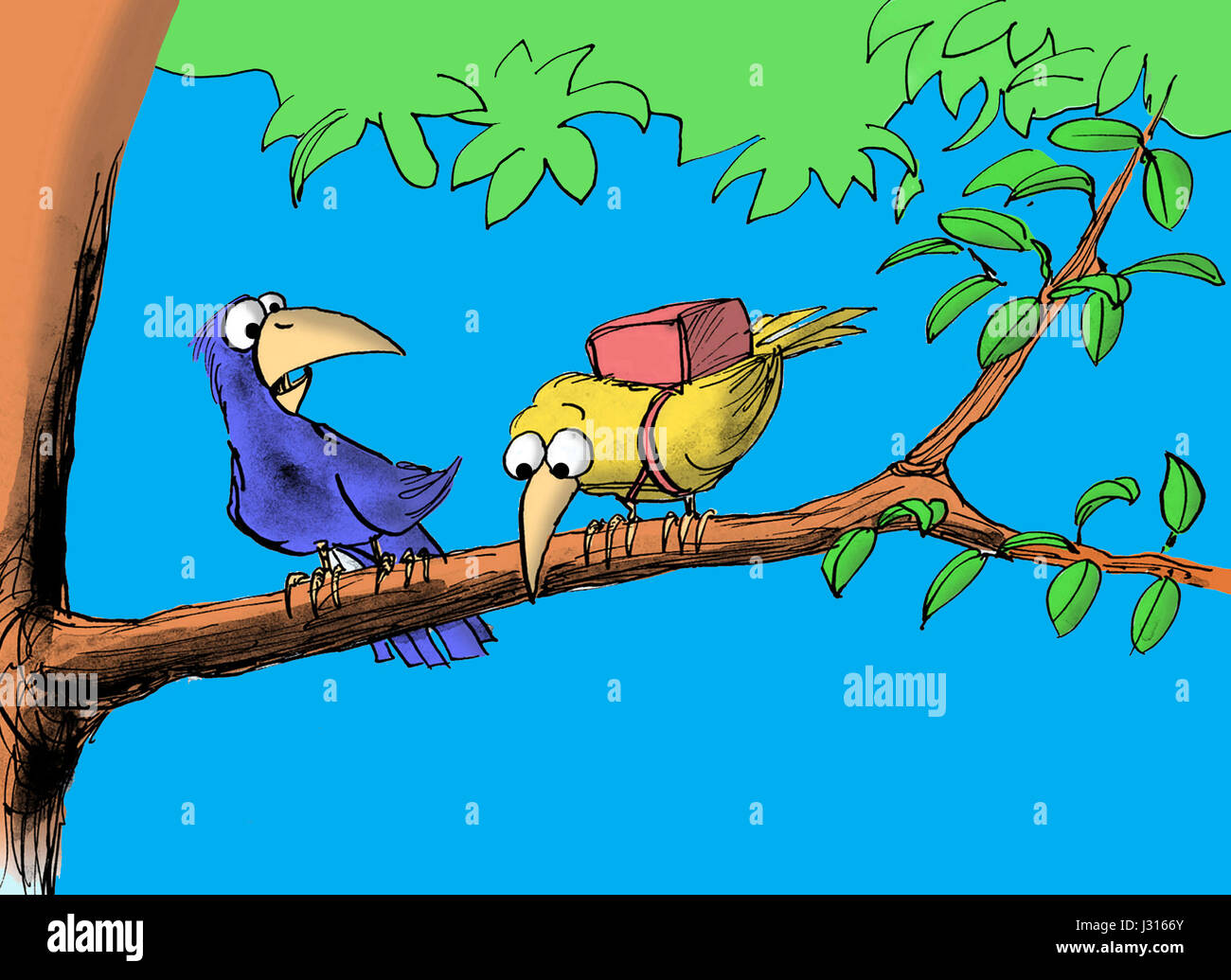 Scared each other hi-res stock photography and images - Alamy