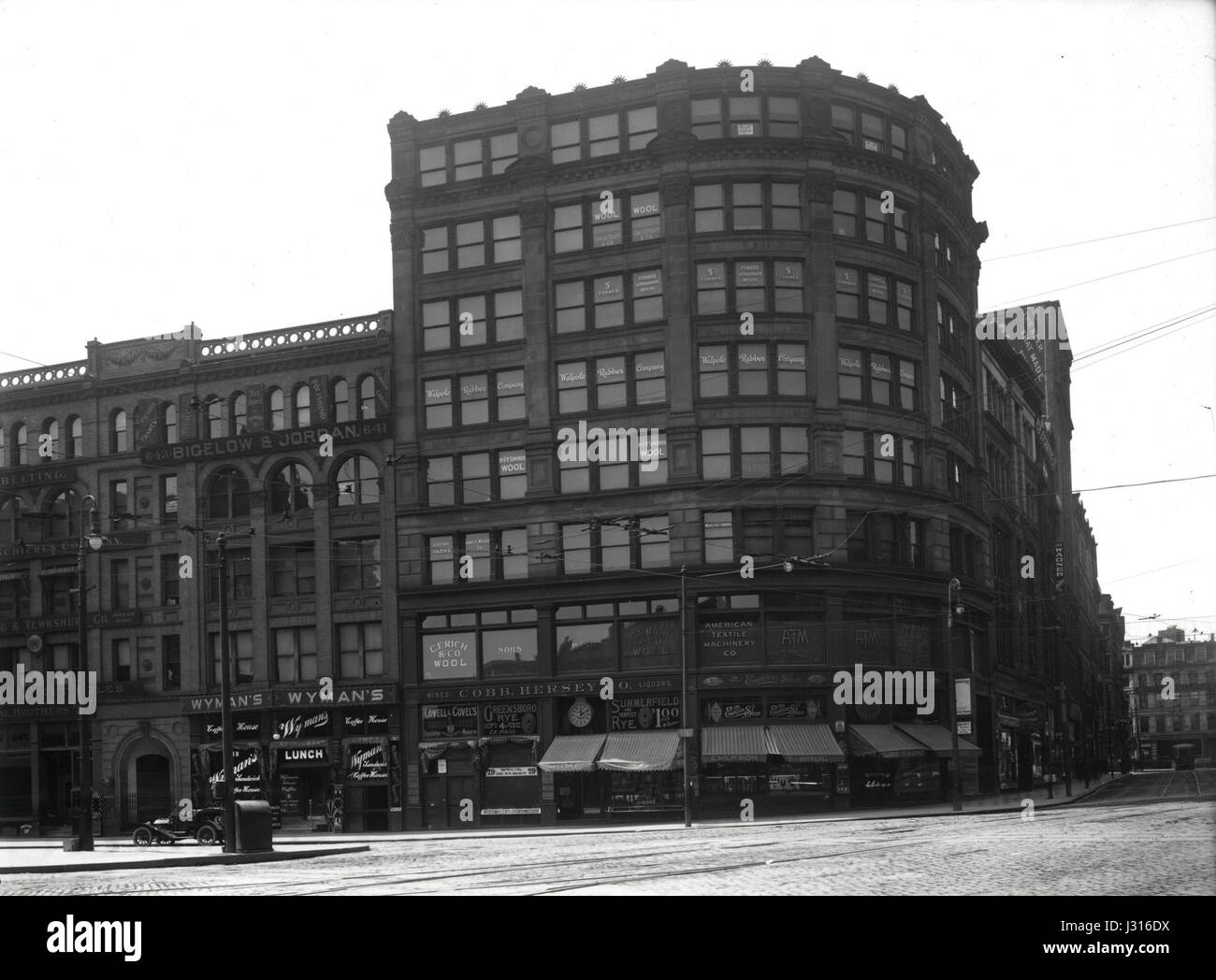 The Brown Building, located at the intersection of Summer Street and ...