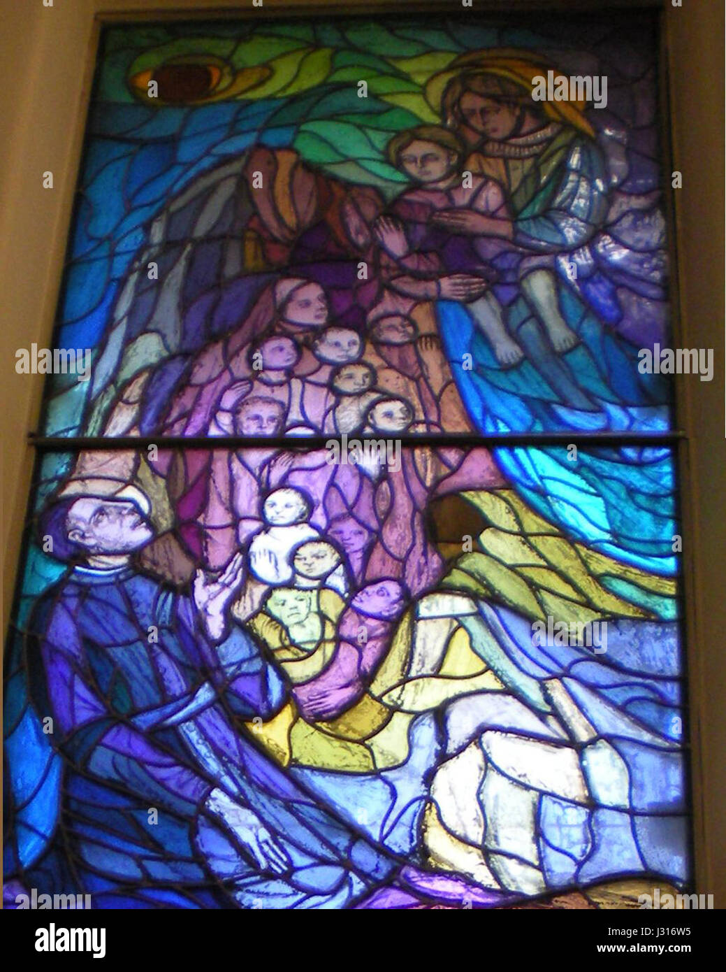 Apparizione Cusmano is a representation of a religious apparition ...