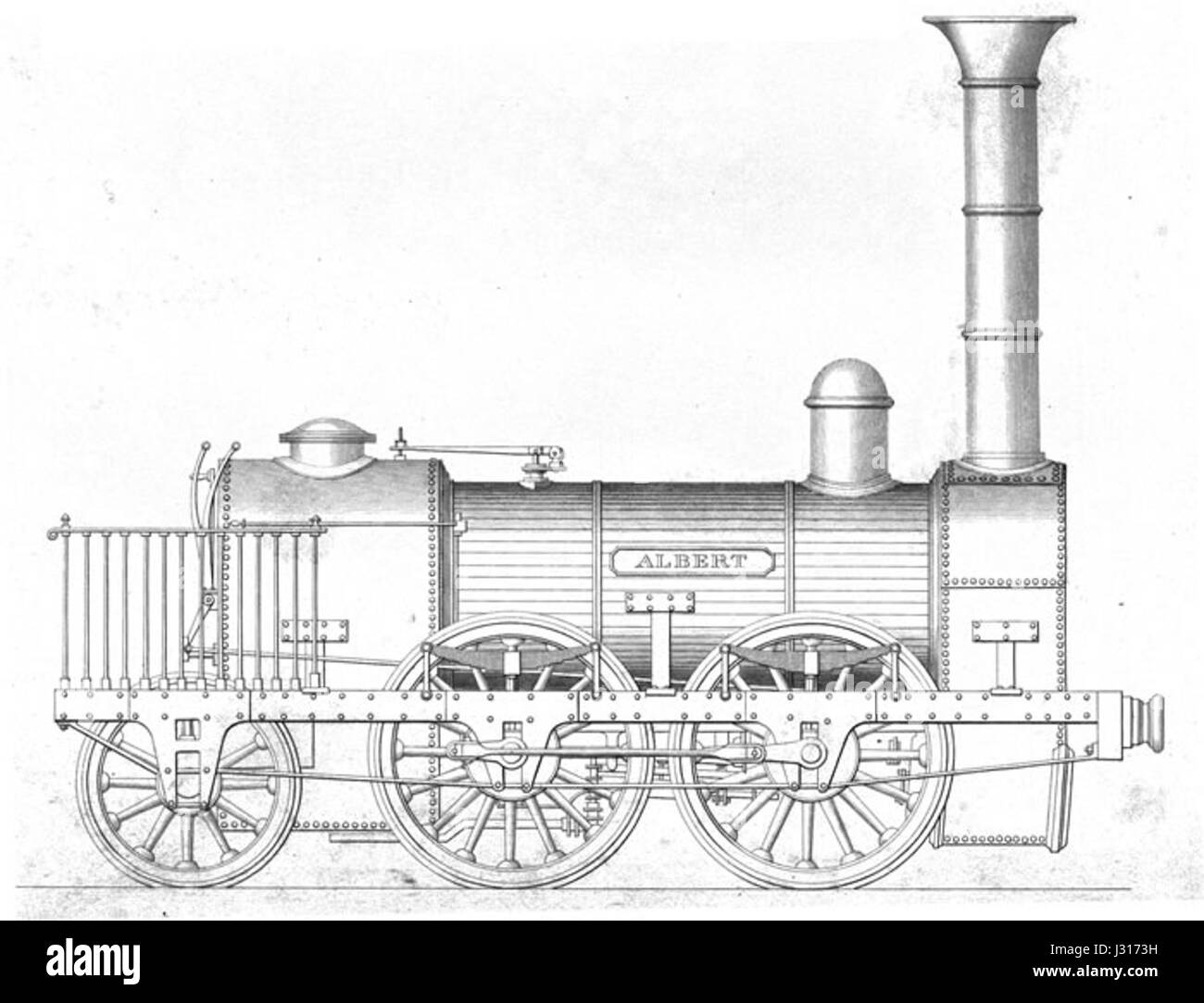The Albert locomotive refers to a historic steam-powered locomotive ...