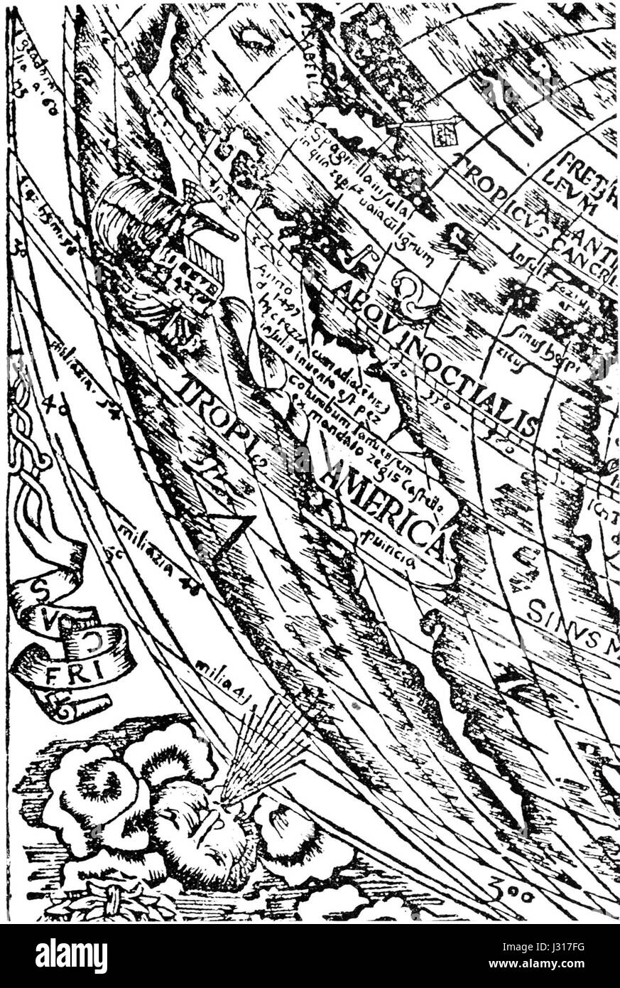 Appianus map 1520 Stock Photo - Alamy