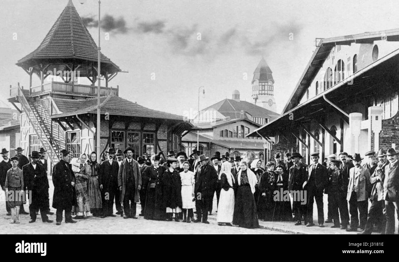 Auswanderer Hamburg 1907 Stock Photo - Alamy