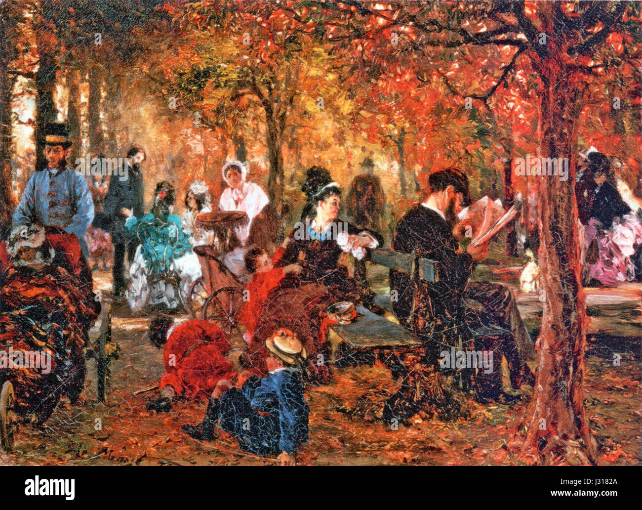 Vintage photo of adolph von menzel hi-res stock photography and images ...