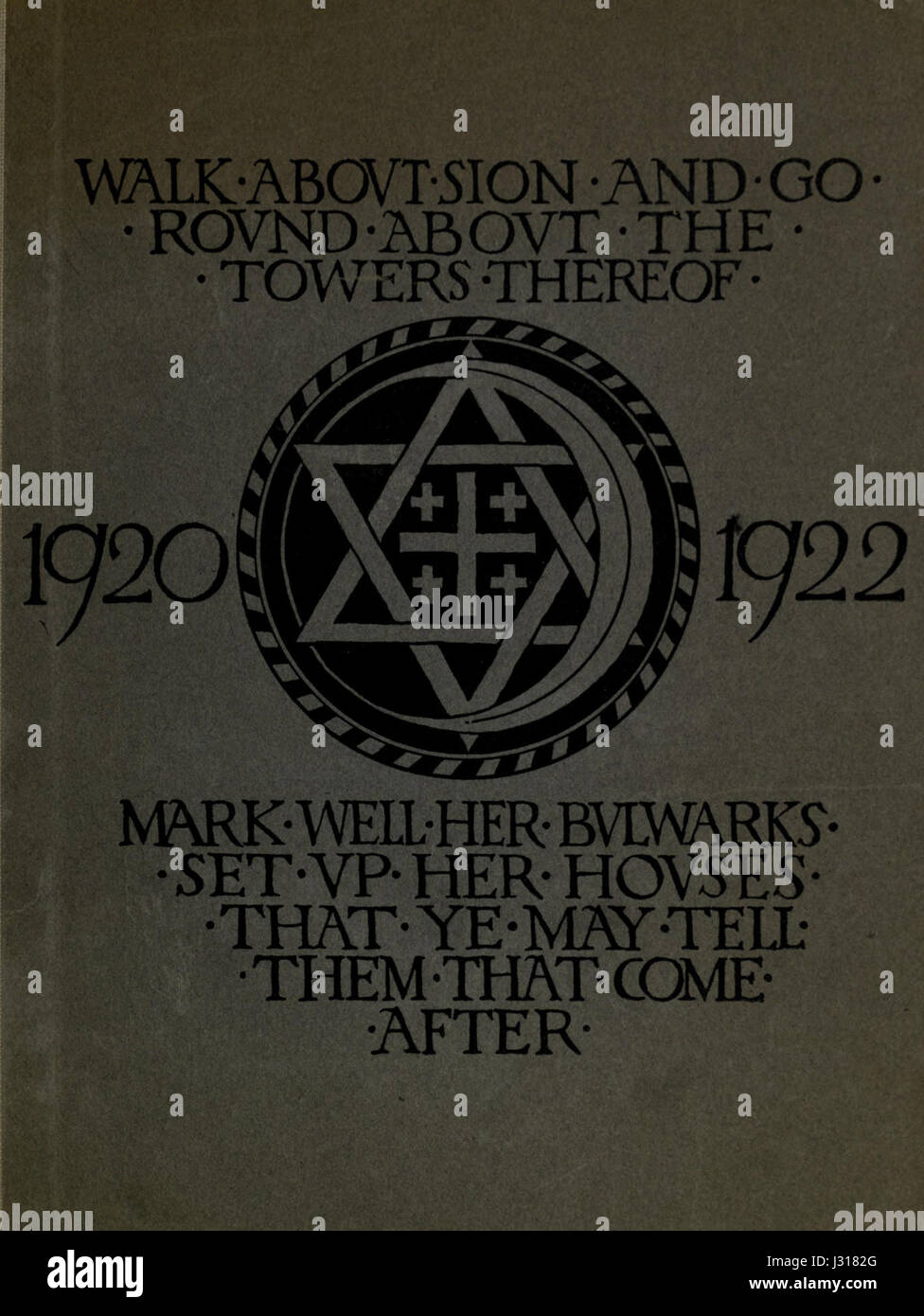 C.R. Ashbee, Jerusalem 1920-1922 (front page Stock Photo - Alamy