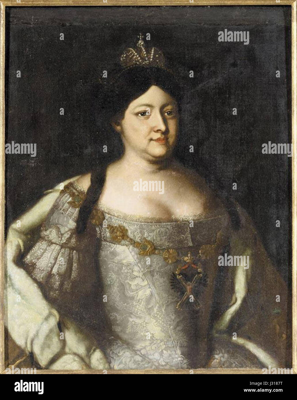 Anna of Russia by anonimous (priv.coll Stock Photo - Alamy