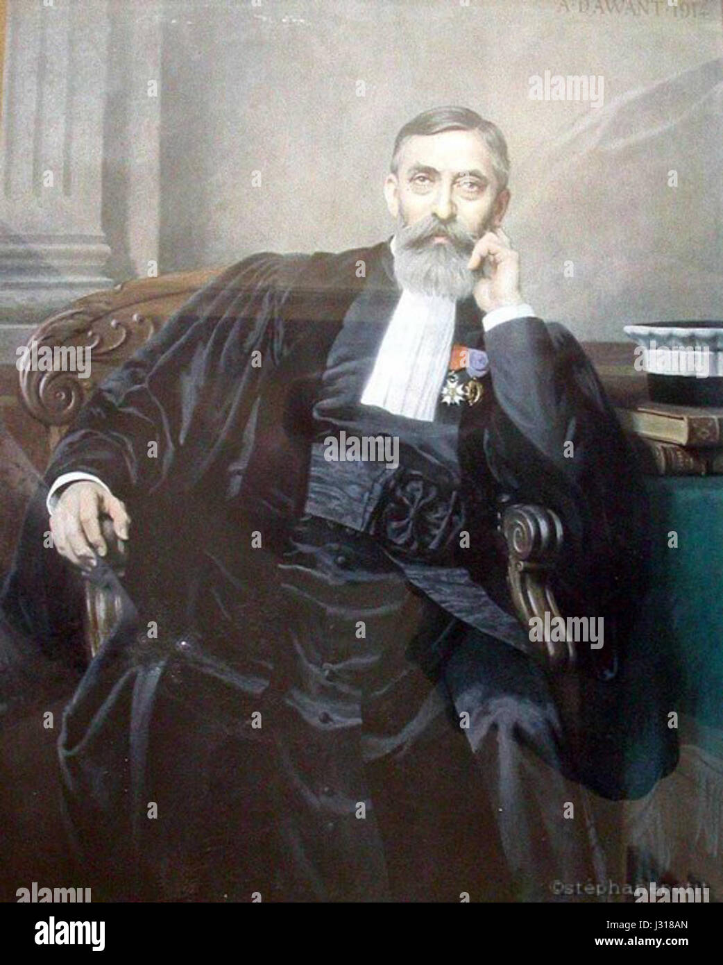 Albert-Pierre Dawant - Charles Petit Stock Photo - Alamy