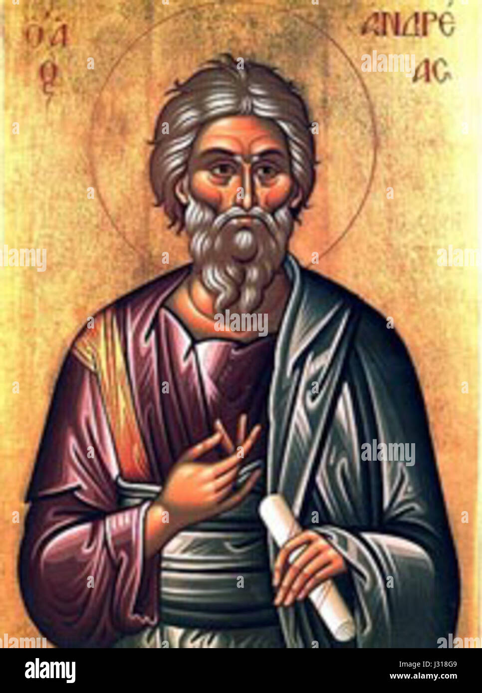 Andrew the Apostle Stock Photo - Alamy