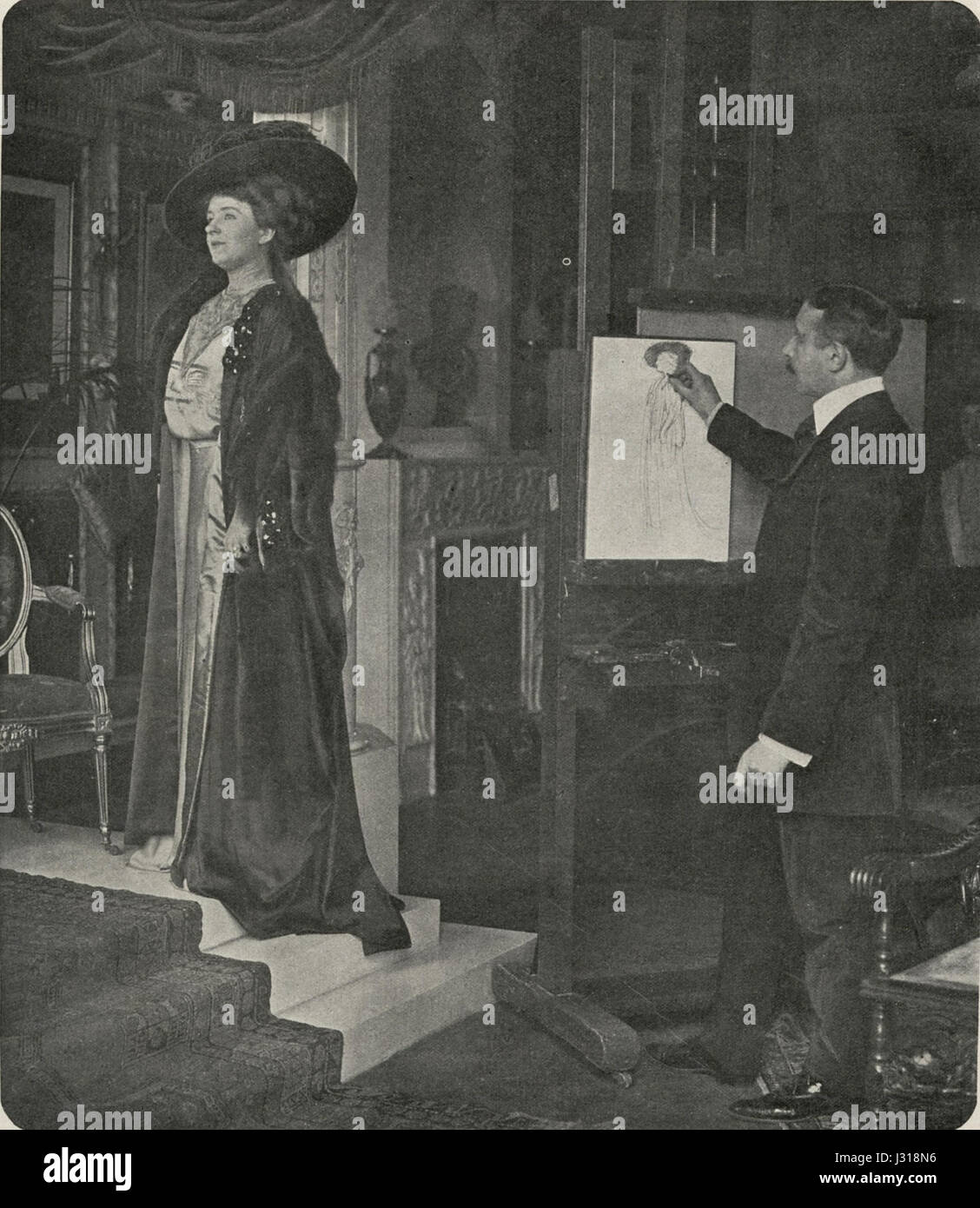 Antoon van Welie en Alys Lorraine Stock Photo - Alamy